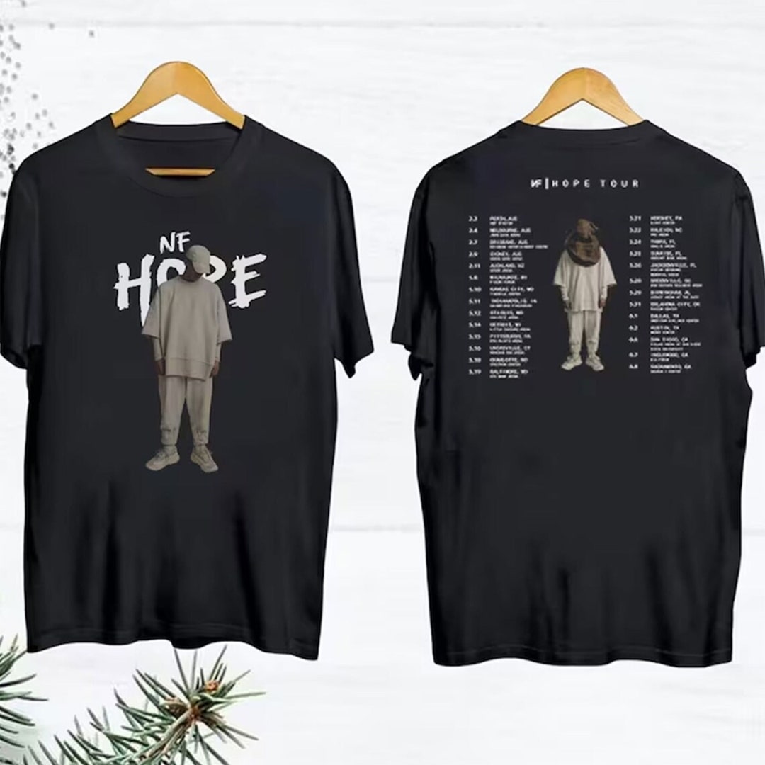 NF Rapper Hope Tour 2024 T-shirt, NF Fan Gifts Shirt, NF Hope Concert ...