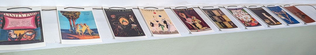 Vanity Fair Magazine Vintage 1910s 1920s Paper Bunting Garland Arts ...