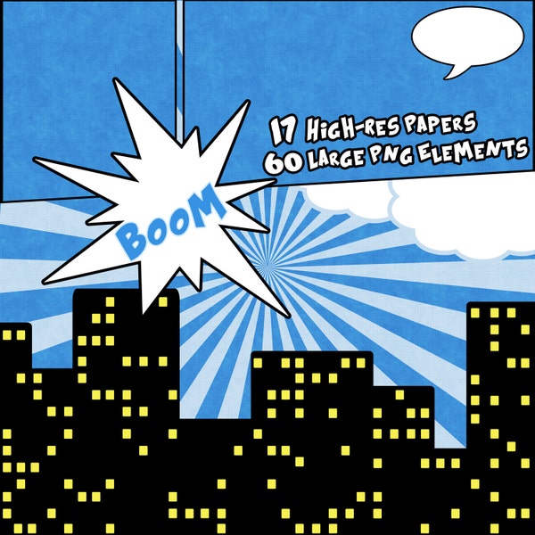 Superhero Digital Paper. Instant Download. Super Dad. Super Mom ...