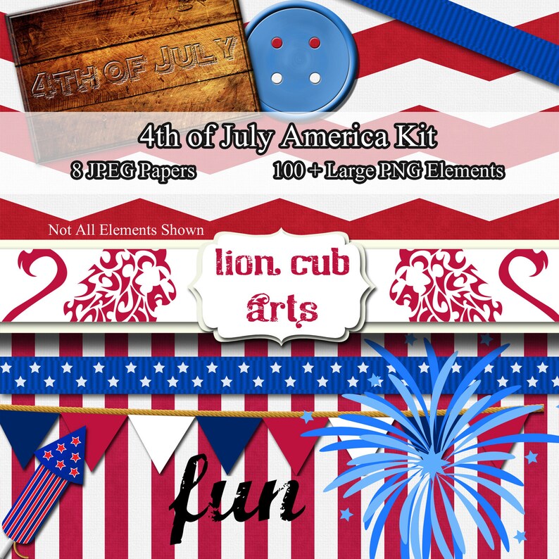 Fireworks Clipart, 4th of July, Printable Planner Stickers, American ...