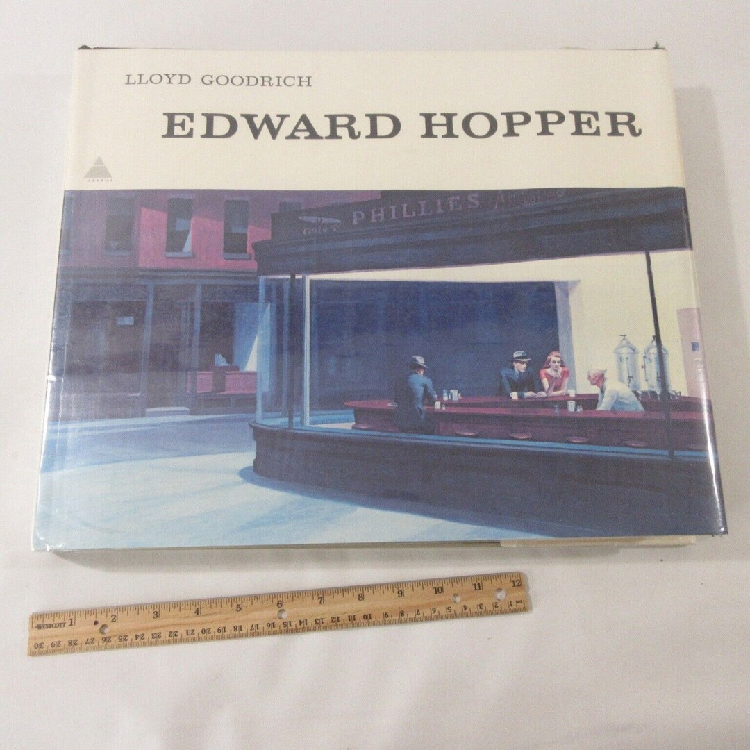 Edward Hopper Art Book Coffee Table Oversize Color Prints Plates ...