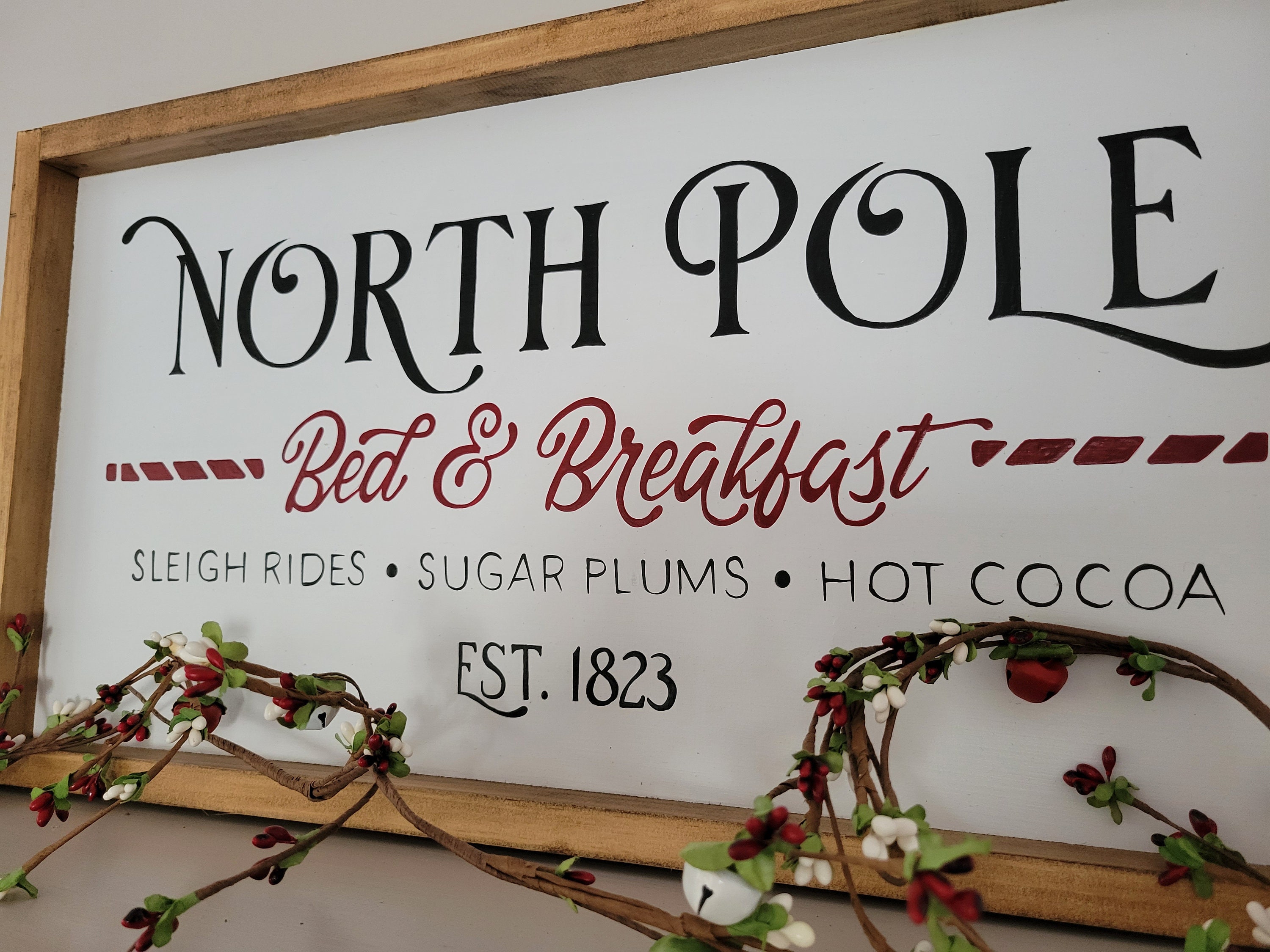 North Pole Bed and Breakfast Sign - Etsy