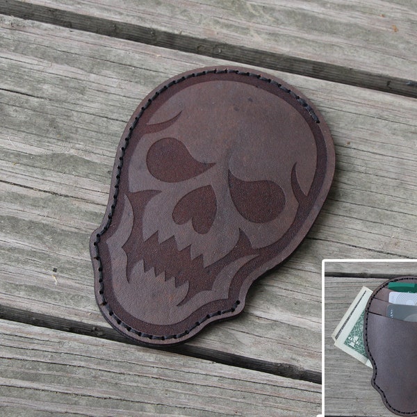 Skull Wallet - Etsy