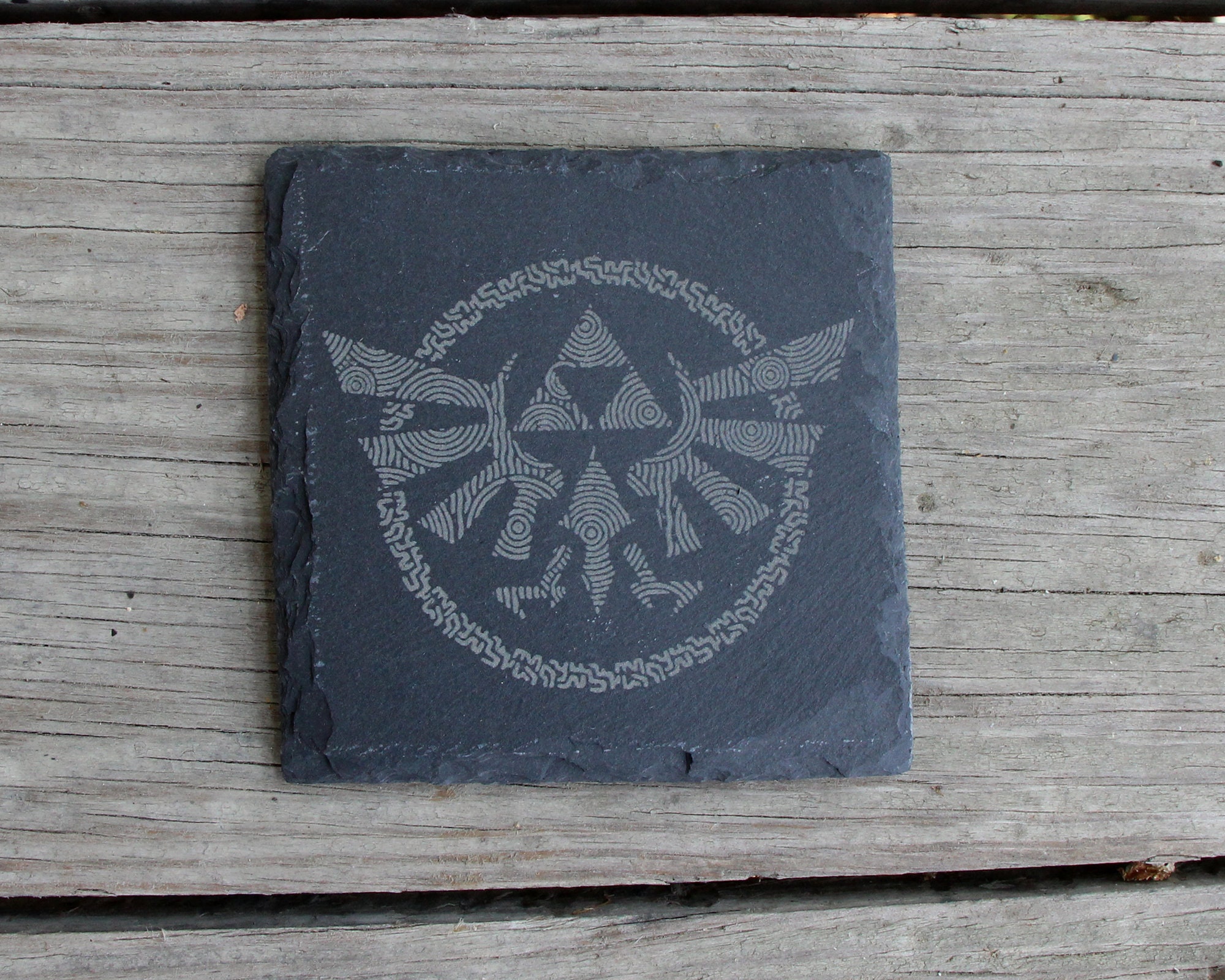 Legend of Zelda | Tears of the Kingdom | Engraved Slate Coasters - Set ...
