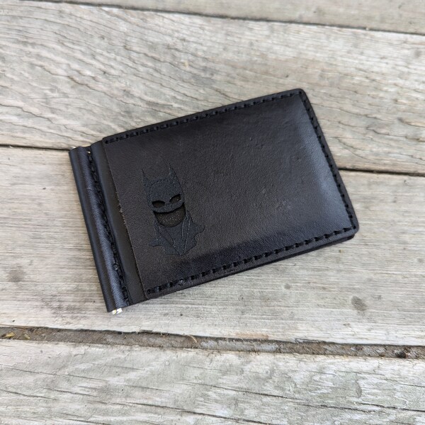 Bat Man Id Wallet - Etsy