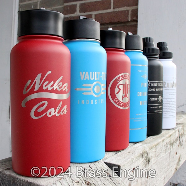 Vault Tec Fallout Water Bottle - Etsy