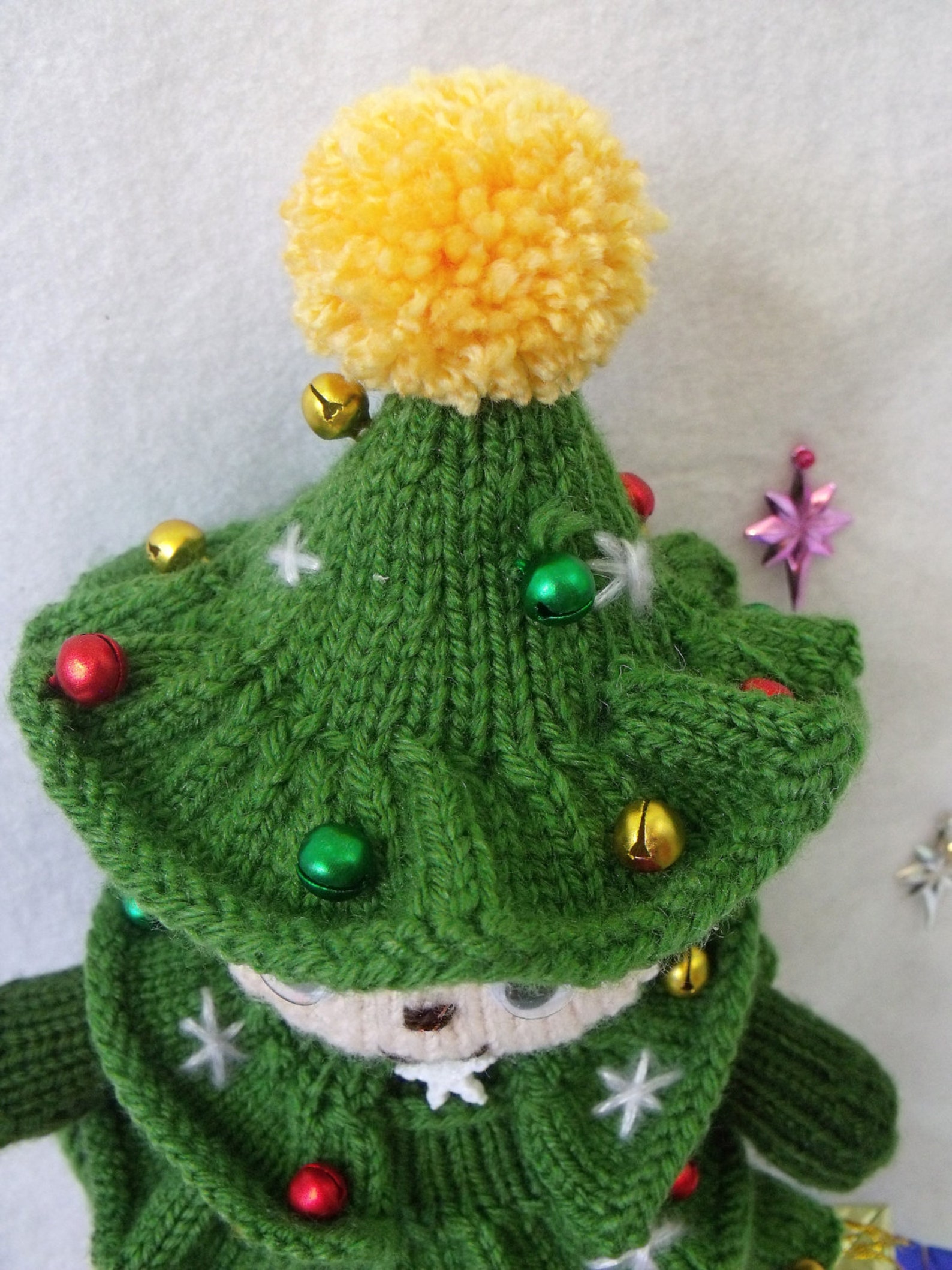 Christmas Tree Doll. Toy Knitting Pattern. Christmas Decoration. PDF ...