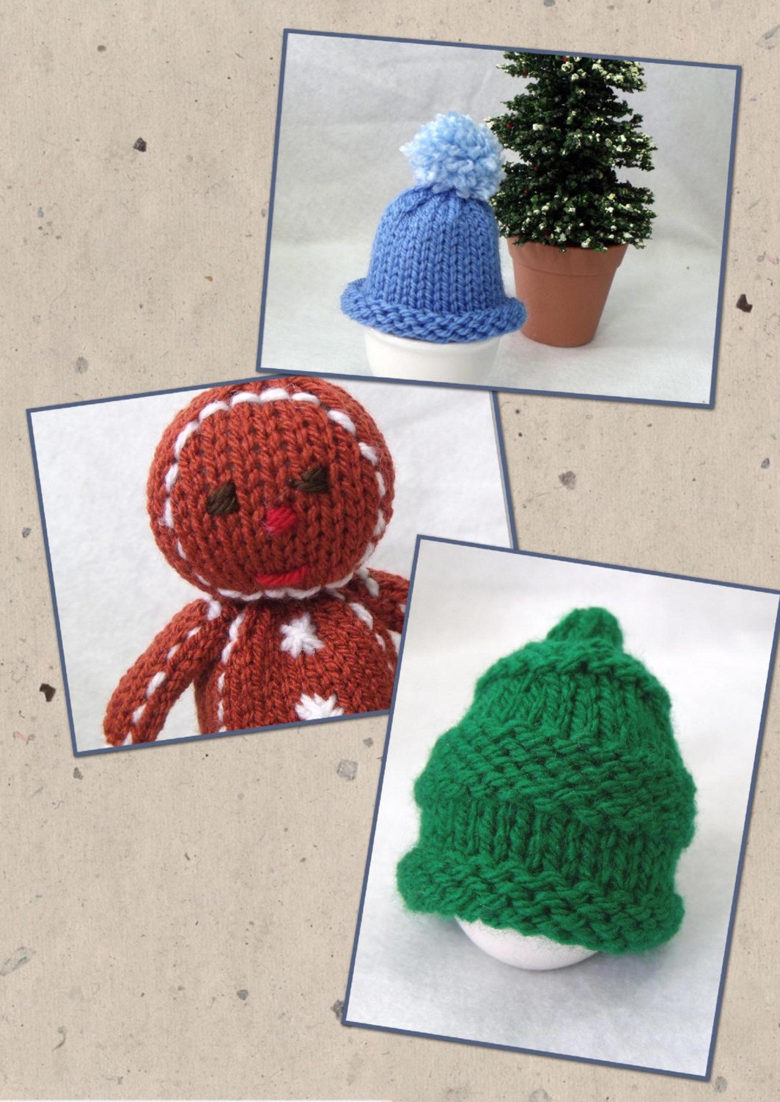 Christmas egg cosy. Knitting pattern. Christmas decoration. | Etsy