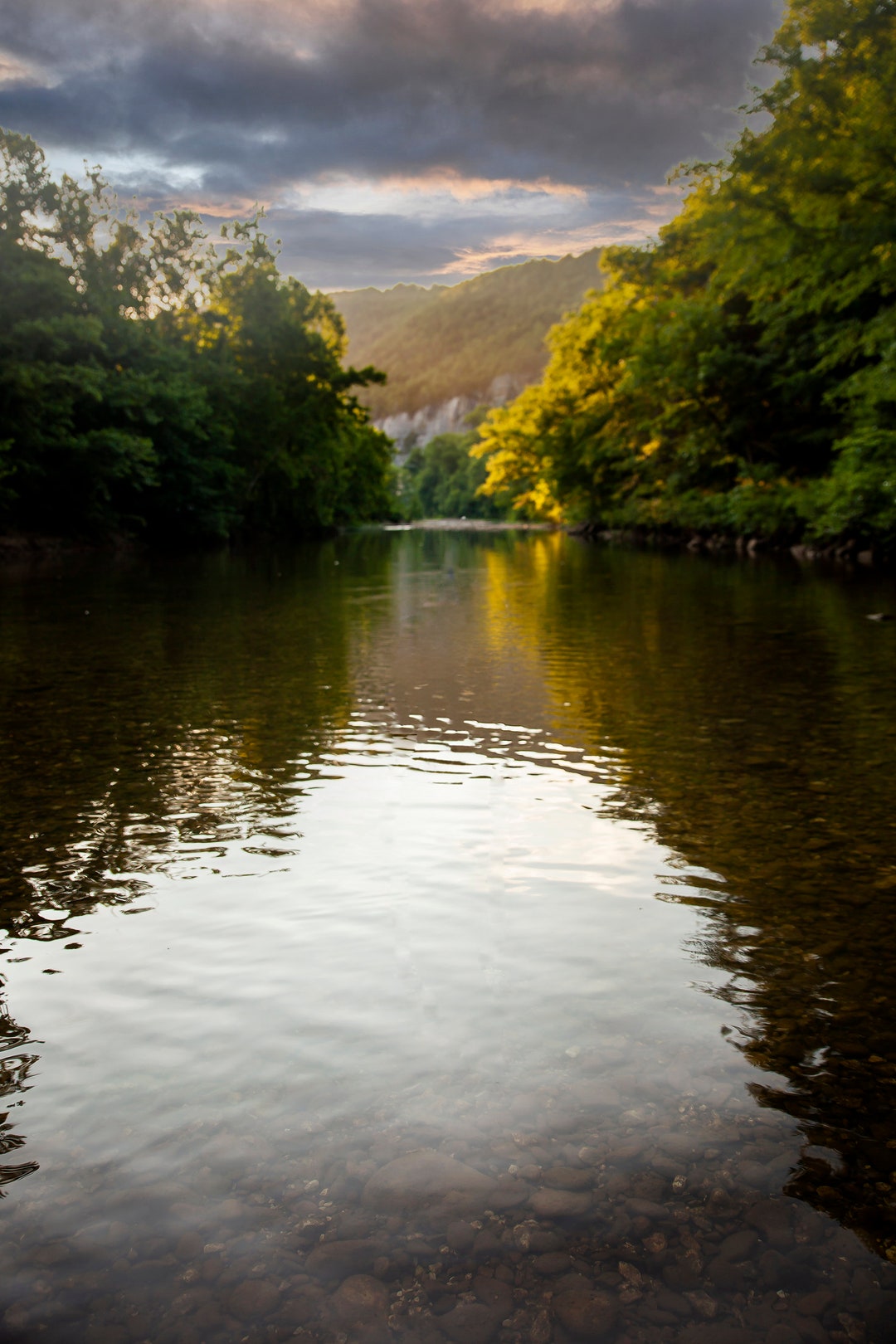 Steel Creek at Sunset - Etsy