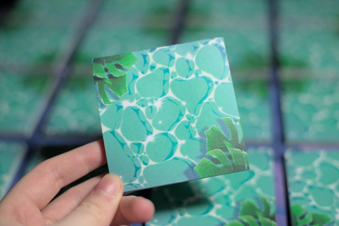 Anime Water Sticky Notes - Artist Designed and Made - Etsy