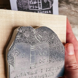 Personalized Book Stamp for Wedding Gift, Ex Libris Stamp for Book ...