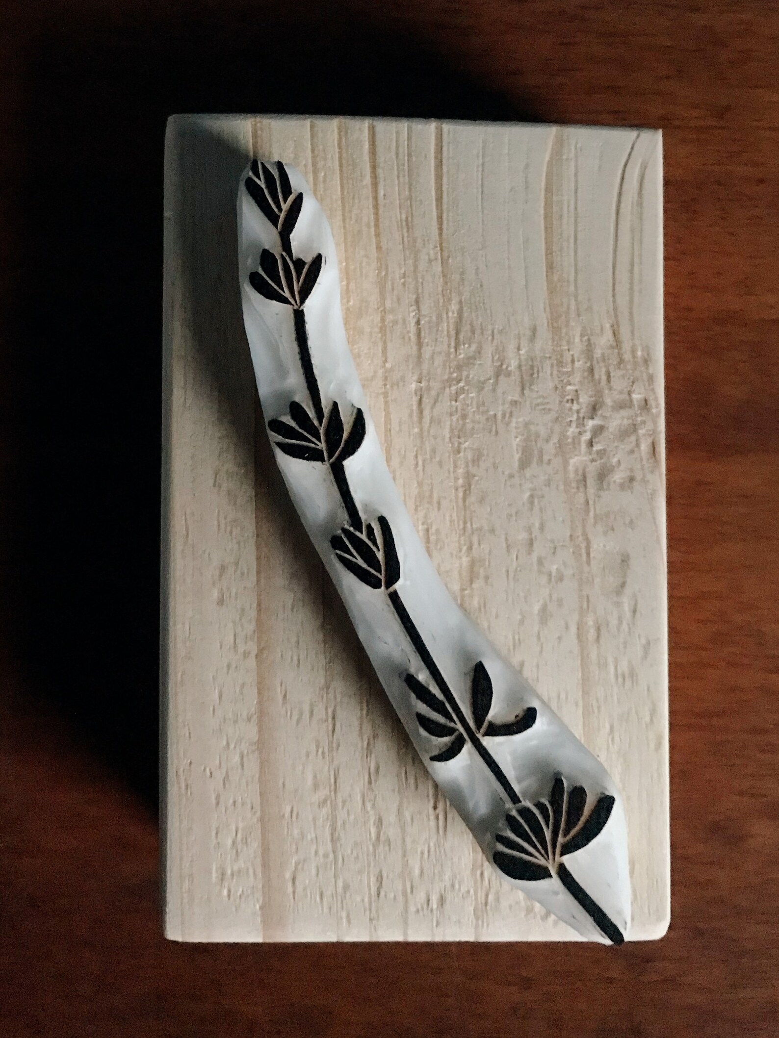 Thyme Herb Rubber Stamp / Herbal Plant Stamp / Garden Lover Gift / Rustic Stationery / Natural ...