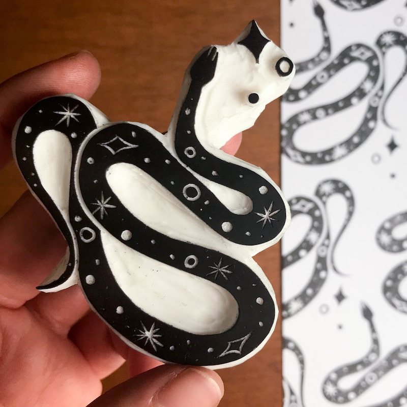 Snake Stamp - Etsy