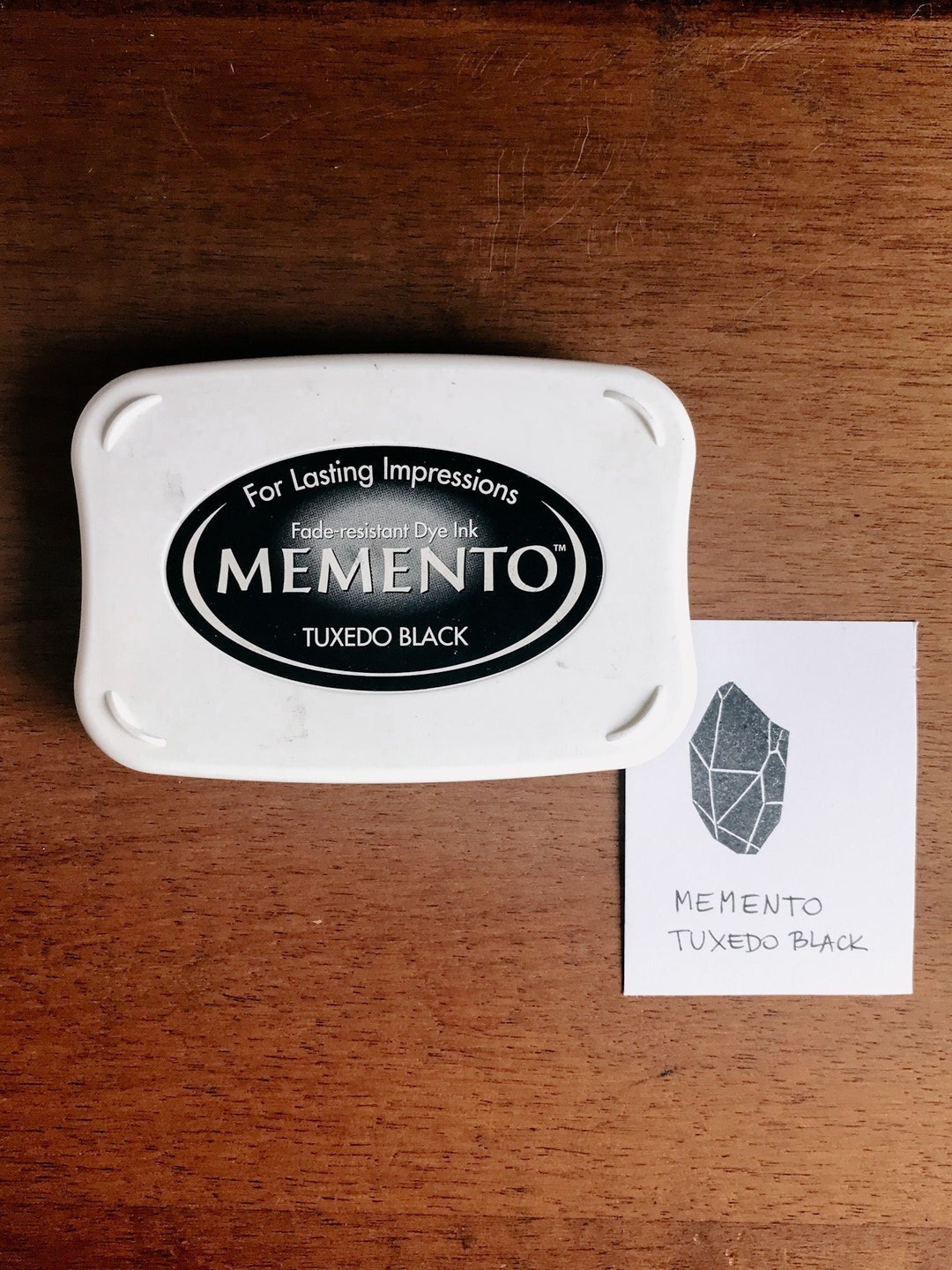 Big Memento Ink Pad - Tuxedo Black, Cardmaking Accessories, Stamp ...