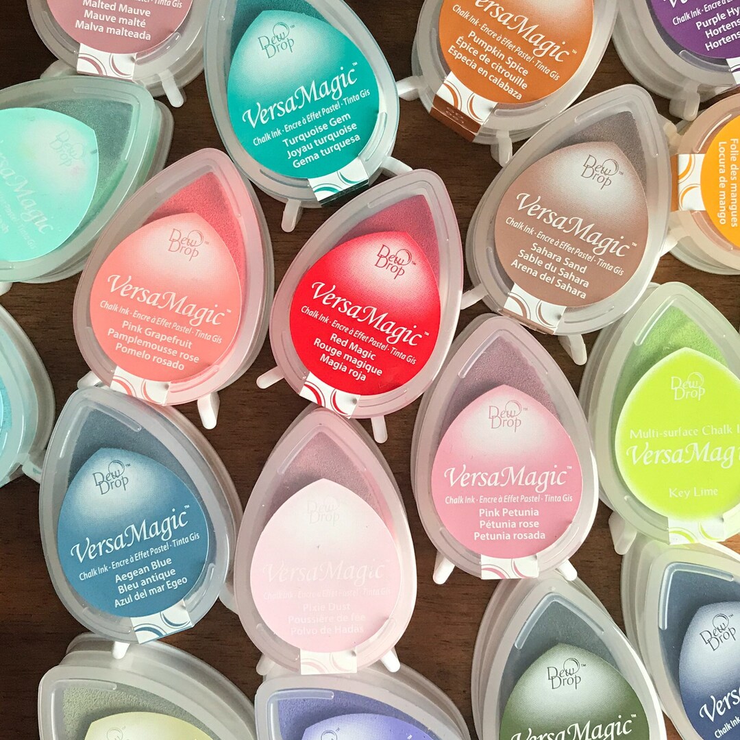 Versamagic Dew Drop Ink Pad, 20 Assorted Pastel Colors Available ...