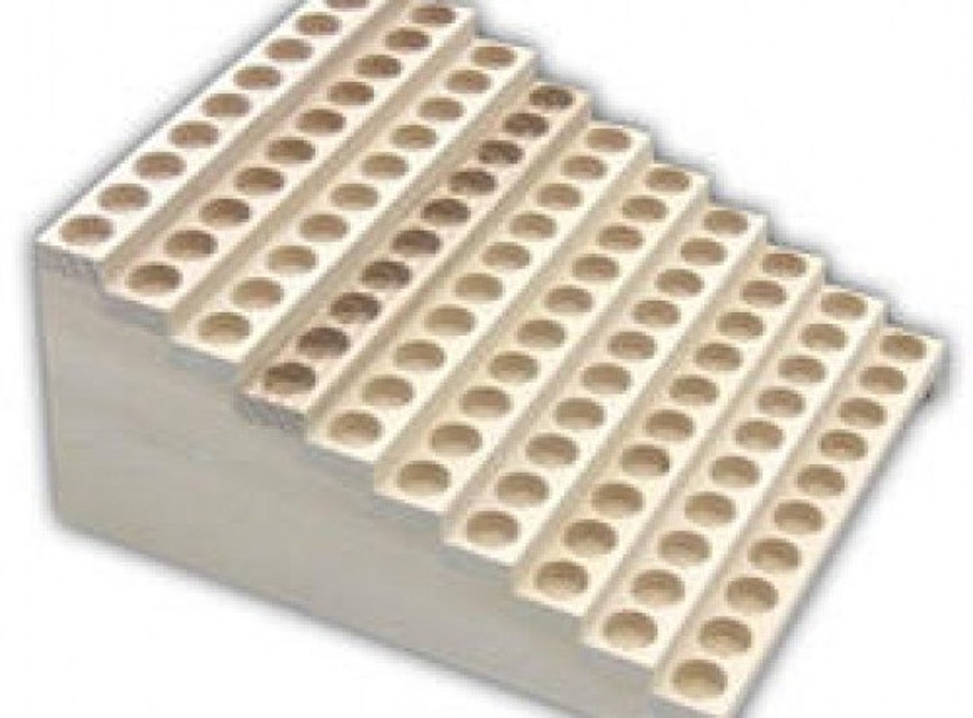 Wooden Display Rack Product Bottles of 1.25" Outer Diameter - 10 Row ...