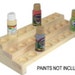 Wooden Display Rack for Paint Bottles - 3 Row Paint Bottle Display Rack ...