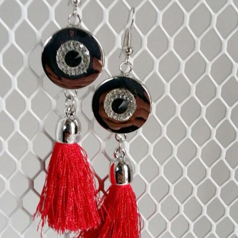 Snap Button Earrings - Etsy
