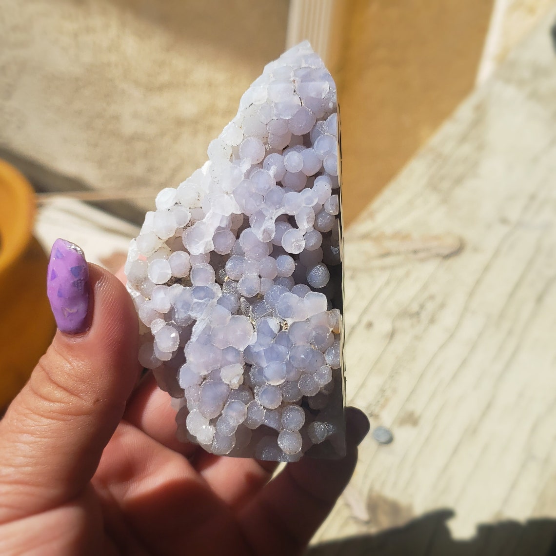 Grape Agate Tower Grape Chalcedony Druzy Grapes Agate - Etsy UK