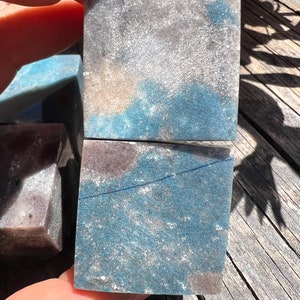 Rare Trolleite Crystal Cubes | Blue Teal Trolleite Crystal | Trolleite ...