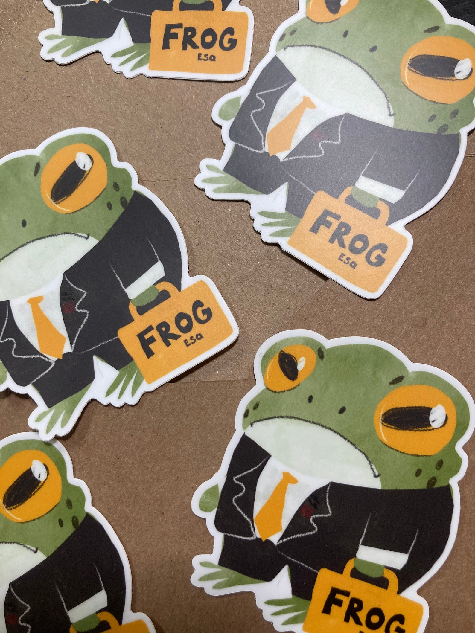Frog Lawyer Sticker | Etsy