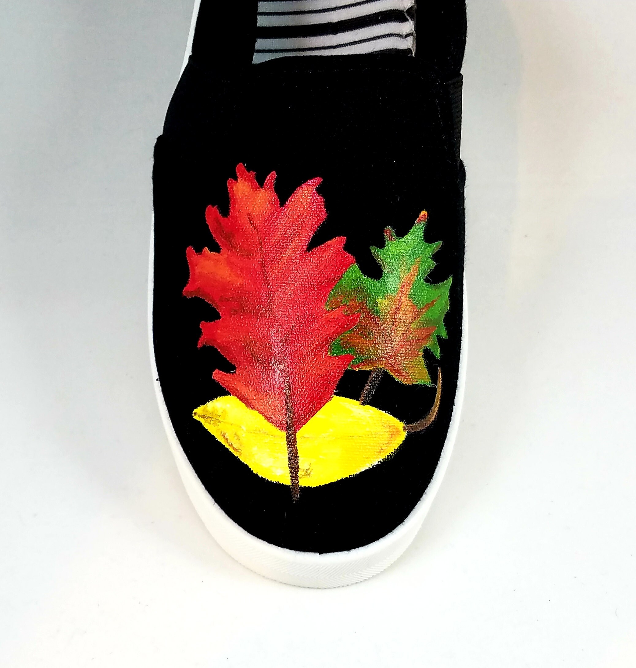 HAND PAINTED Custom FALL Shoes, Autumn Shoes, Baby/toddler, Child/youth ...