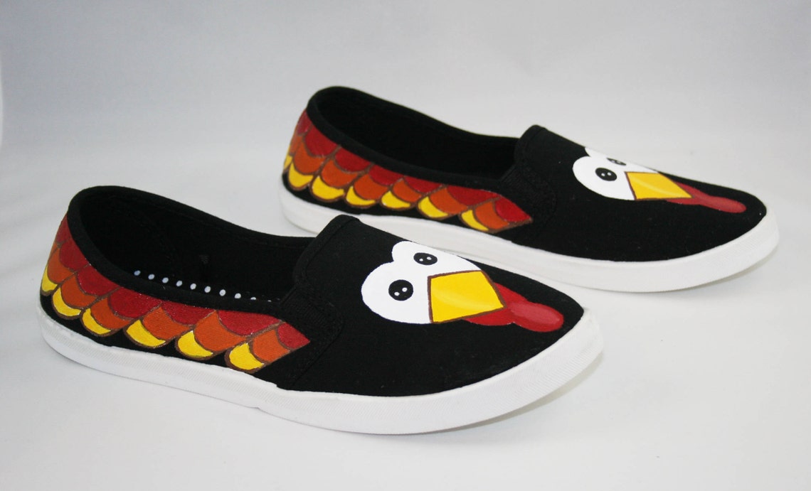 Hand PAINTED THANKSGIVING SHOES Turkey Shoes Baby/toddler - Etsy