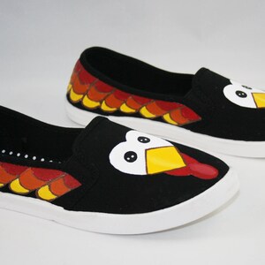 Hand PAINTED THANKSGIVING SHOES, Turkey Shoes, Baby/toddler, Child ...