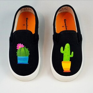Hand PAINTED CACTUS SHOES, Baby/toddler, Child/youth, and Women's Sizes ...