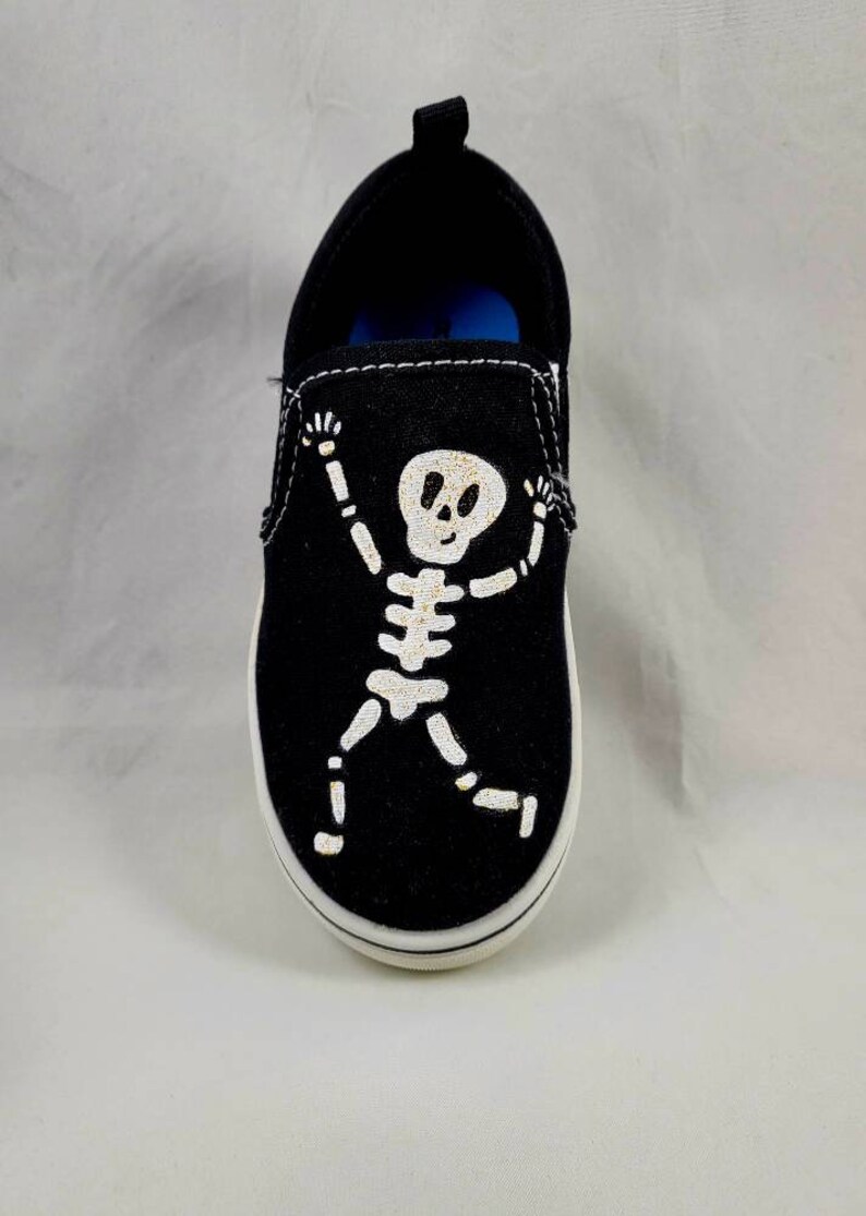 Hand PAINTED HALLOWEEN SHOES Skeleton Shoes Baby Toddler - Etsy