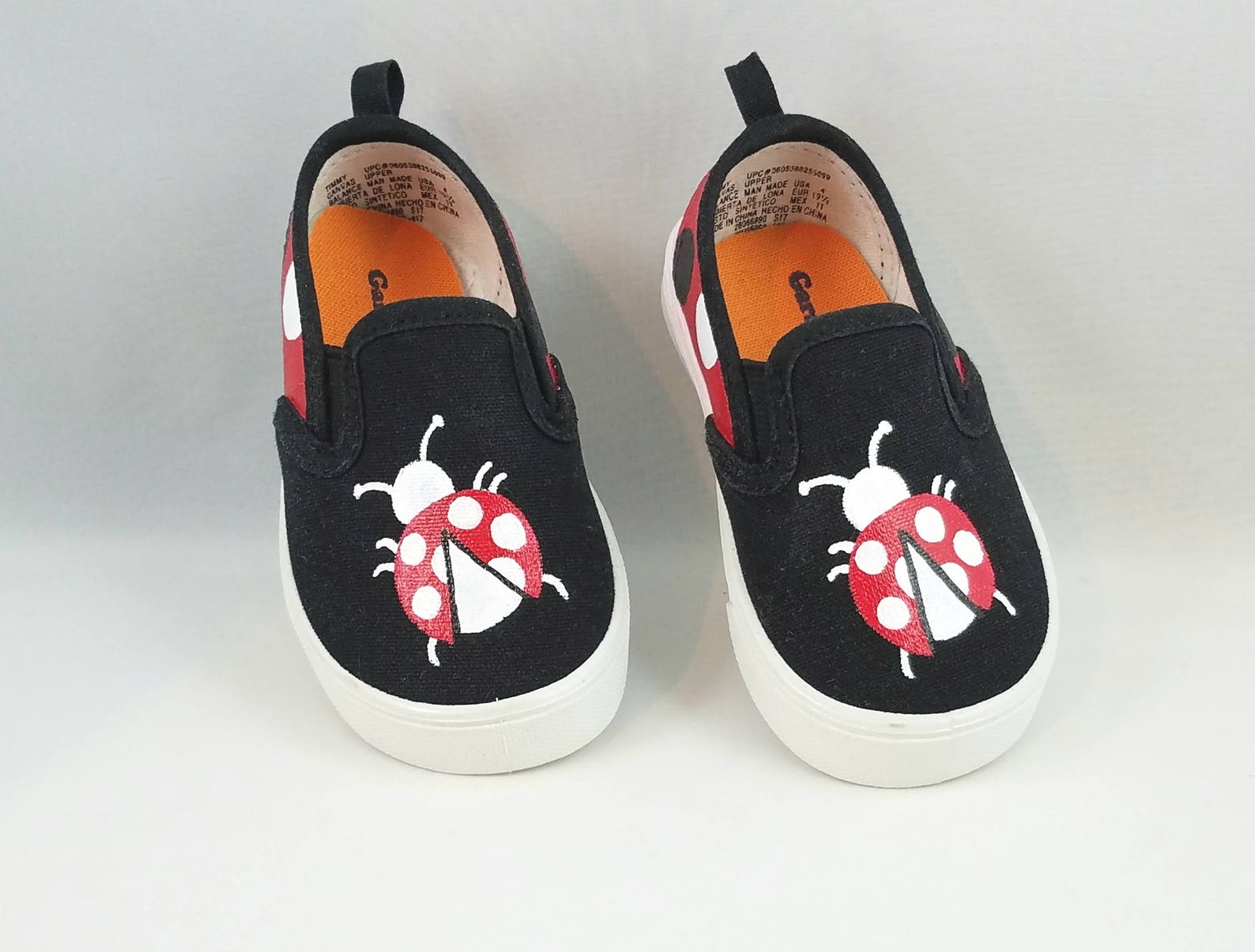 Hand PAINTED LADYBUG SHOES Baby/toddler Child/youth and - Etsy