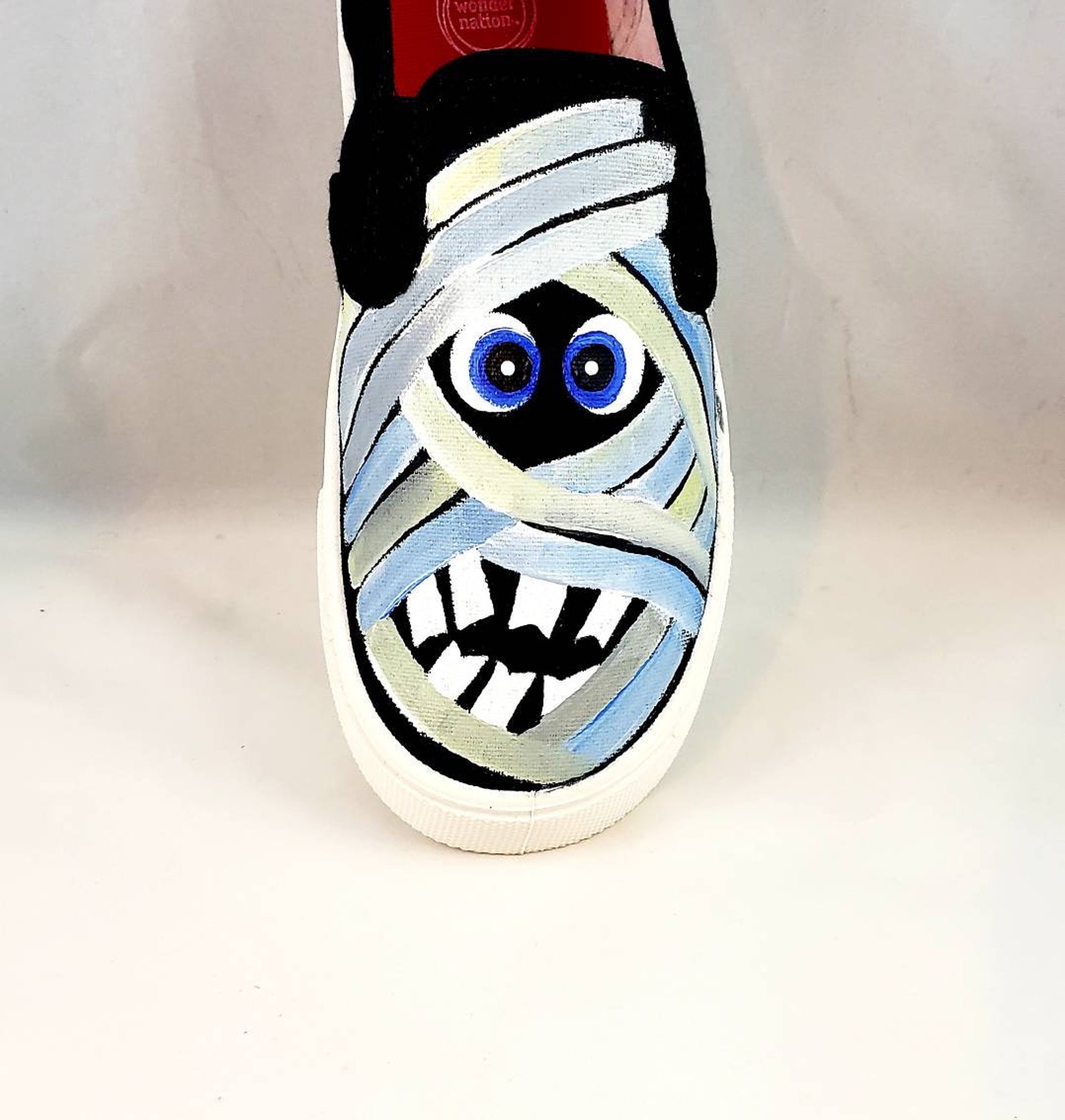 HAND PAINTED HALLOWEEN Shoes Mummy Shoes Halloween Costume - Etsy