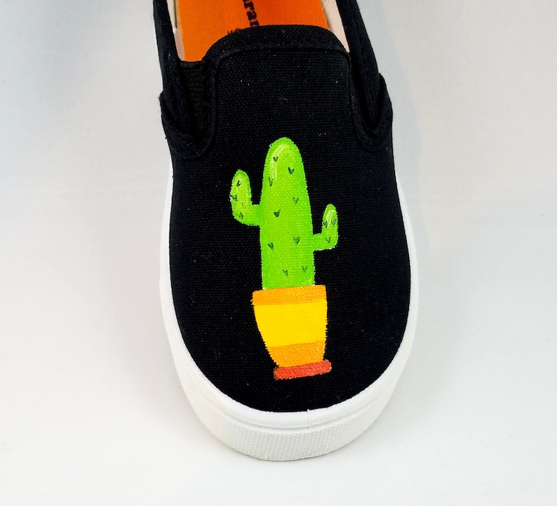 Hand PAINTED CACTUS SHOES Baby/toddler Child/youth and - Etsy