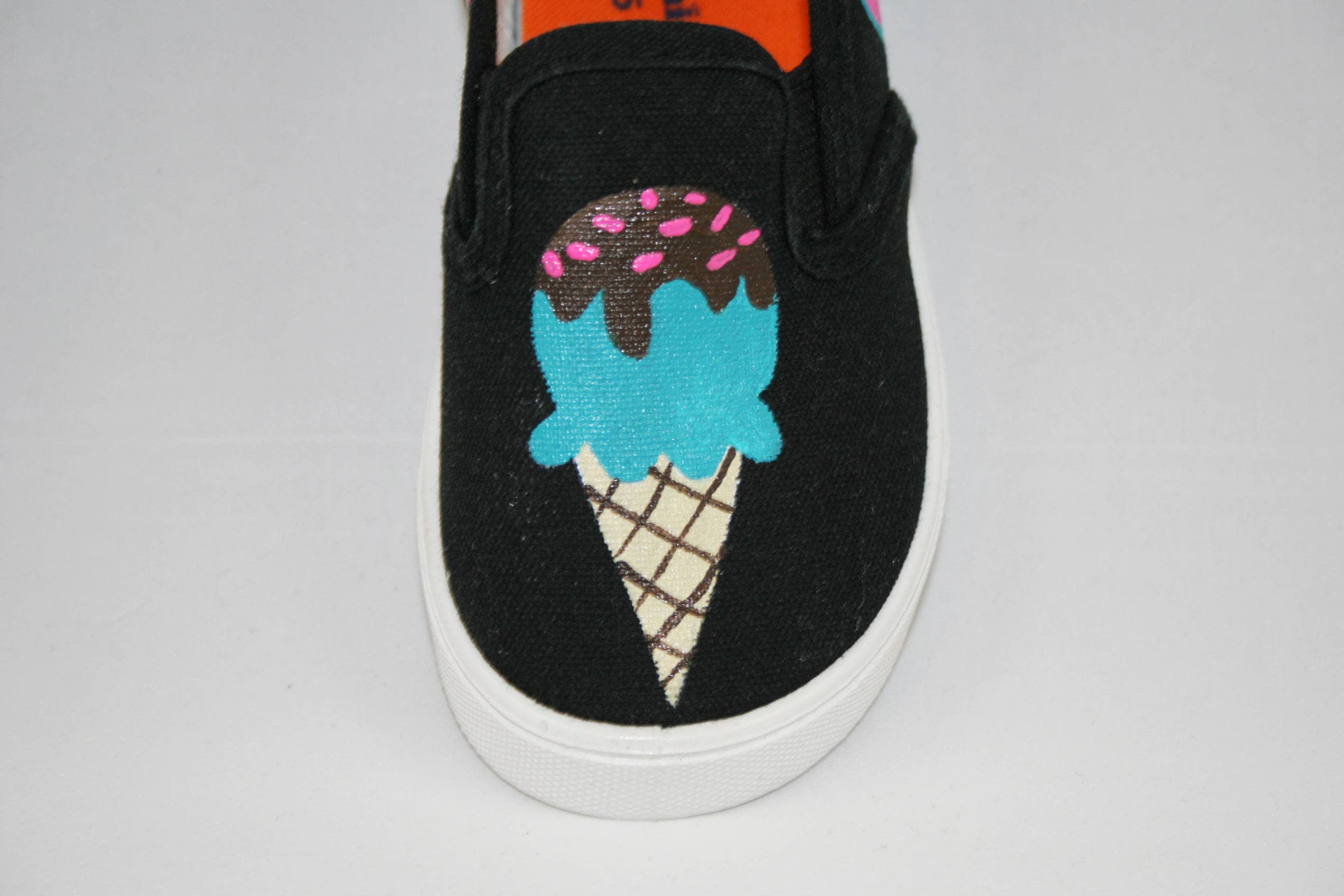 HAND PAINTED Ice Cream SHOES, Baby/toddler, Child/youth, and Womens ...