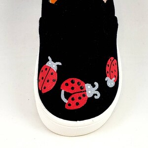 HAND PAINTED LADYBUG Shoes, Baby/ Toddler, Child/ Youth, and Women's ...