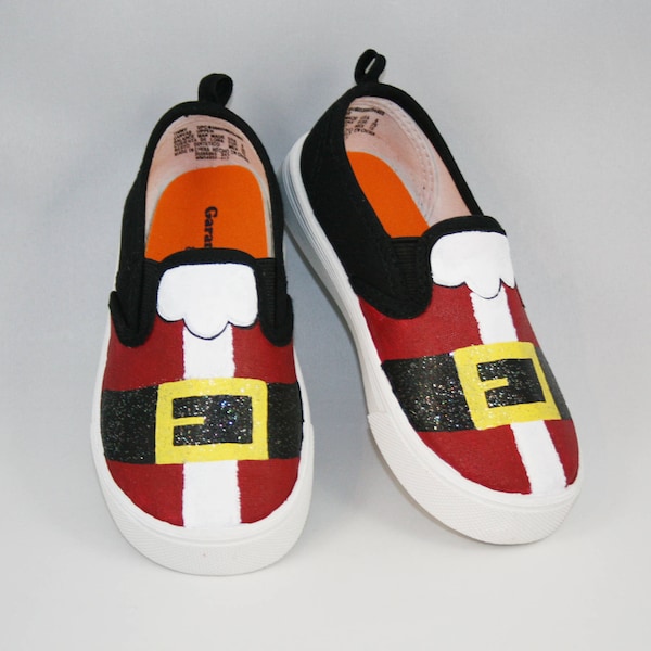 Santa Shoes - Etsy