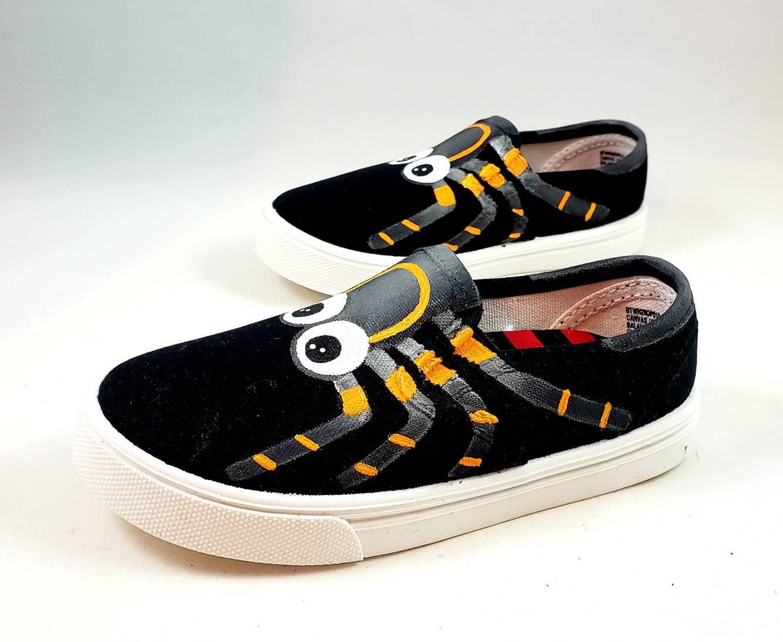 Hand PAINTED SPIDER SHOES Halloween Shoes Baby Toddler - Etsy