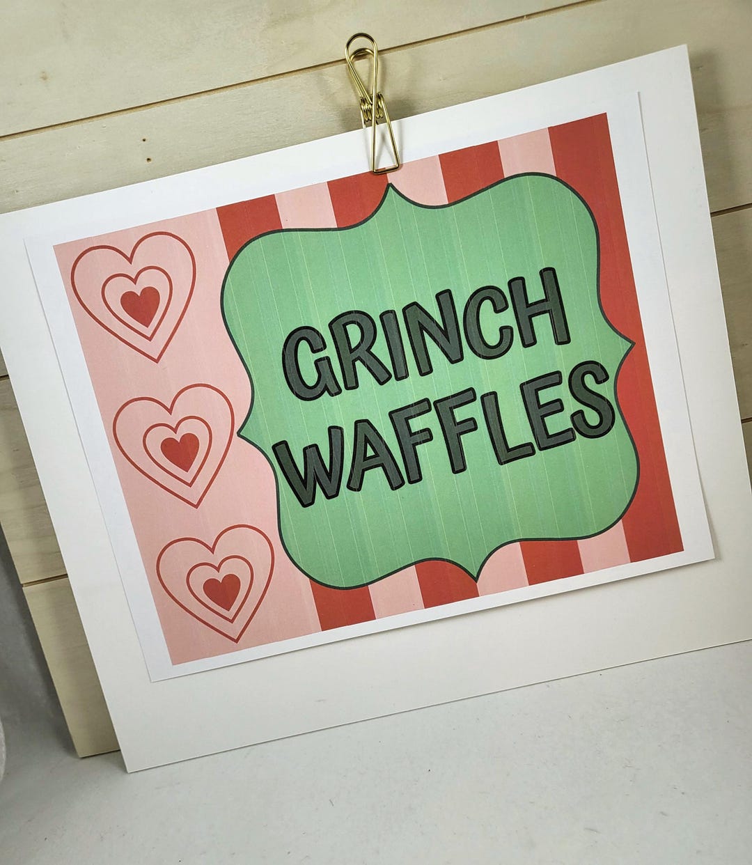 Digital Art, GRINCHMAS BREAKFAST SIGNS, Grinch Party Signs, Printable ...