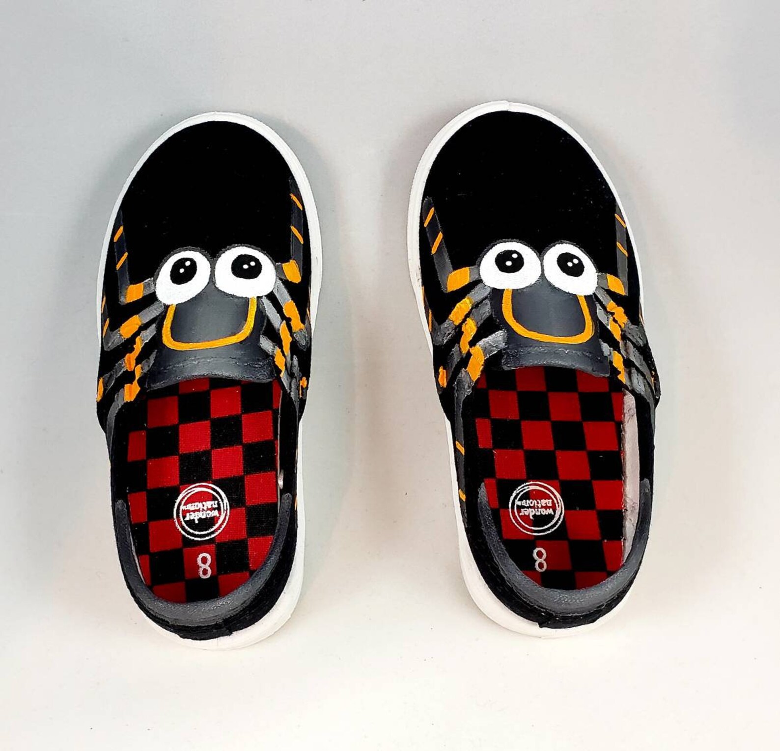 Hand PAINTED SPIDER SHOES Halloween Shoes Baby Toddler - Etsy