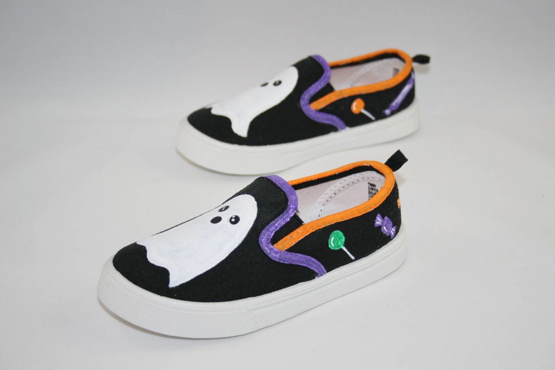 Hand PAINTED HALLOWEEN SHOES Ghost Shoes Candy Shoes - Etsy