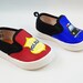 HAND PAINTED POLICE Shoes, Cop Shoes, Baby/toddler, Child/youth, and ...