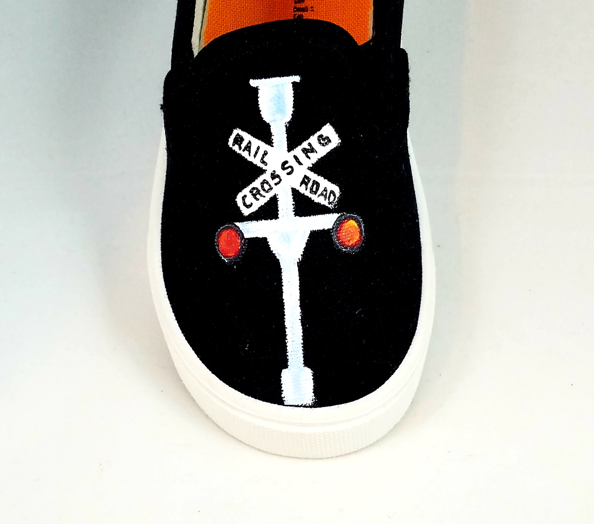 HAND PAINTED TRAIN Shoes Christmas Train Shoes Train Outfit - Etsy