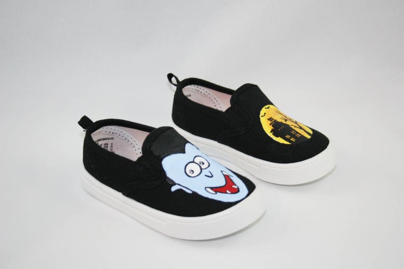 HAND PAINTED HALLOWEEN Vampire Shoes Haunted House Shoes - Etsy