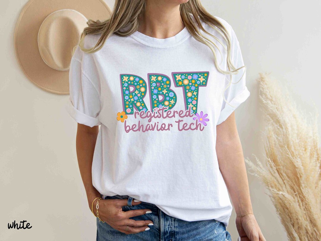 RBT Shirt, Comfort Colors Registered Behavior Technician T-shirt ...