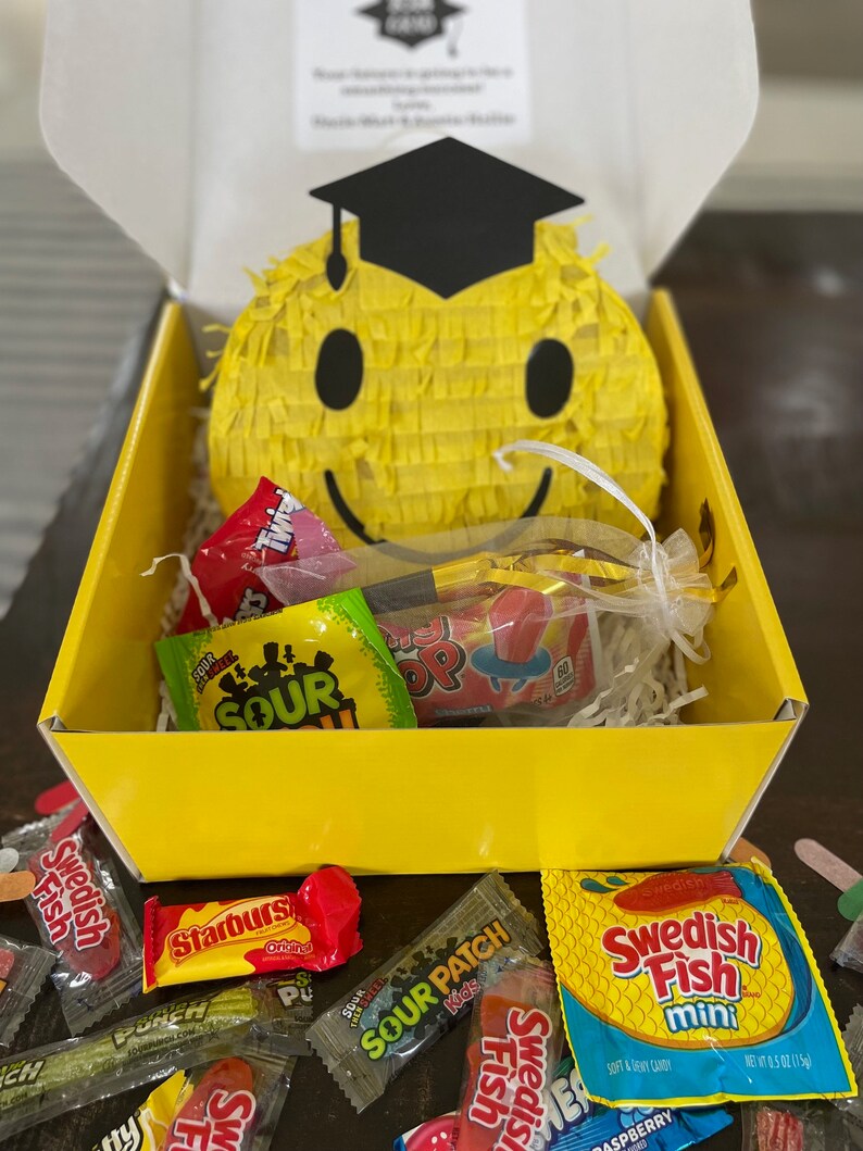 Mini Graduation Piñata FILLED With Candy Happy Graduation Gift High ...