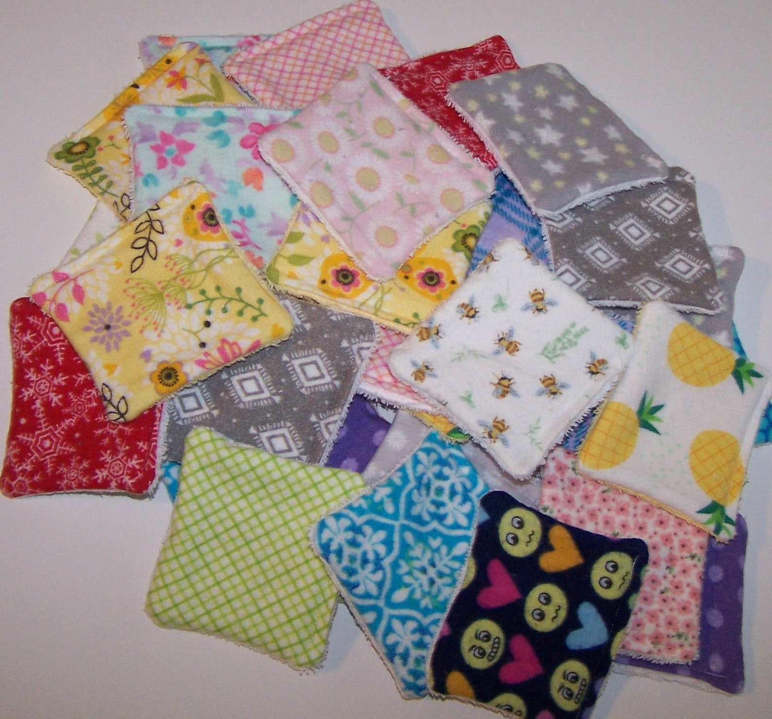 Washable Makeup Remover Pads, Reusable Facial Rounds, Bundle of 12 - Etsy