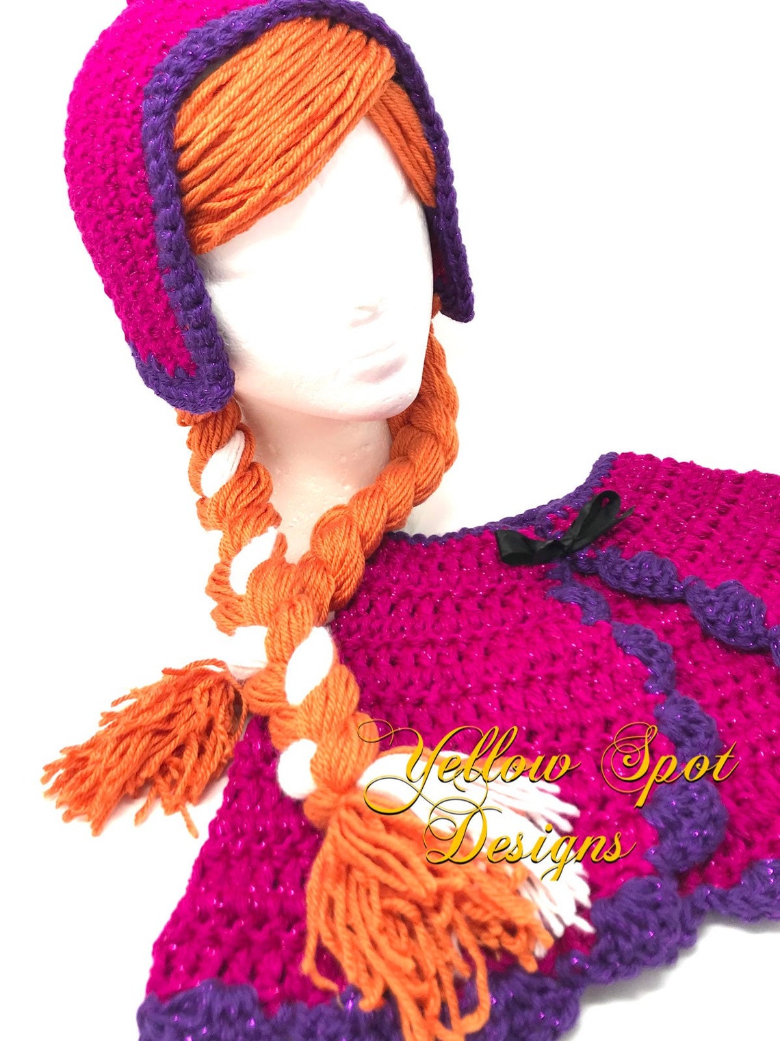 Anna Hat and Shawl Combination - Etsy
