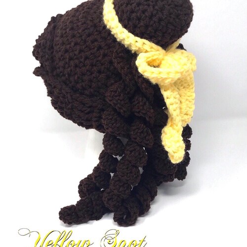 Belle Belle Hat Disney Princess Belle Wig or Hat Belle - Etsy