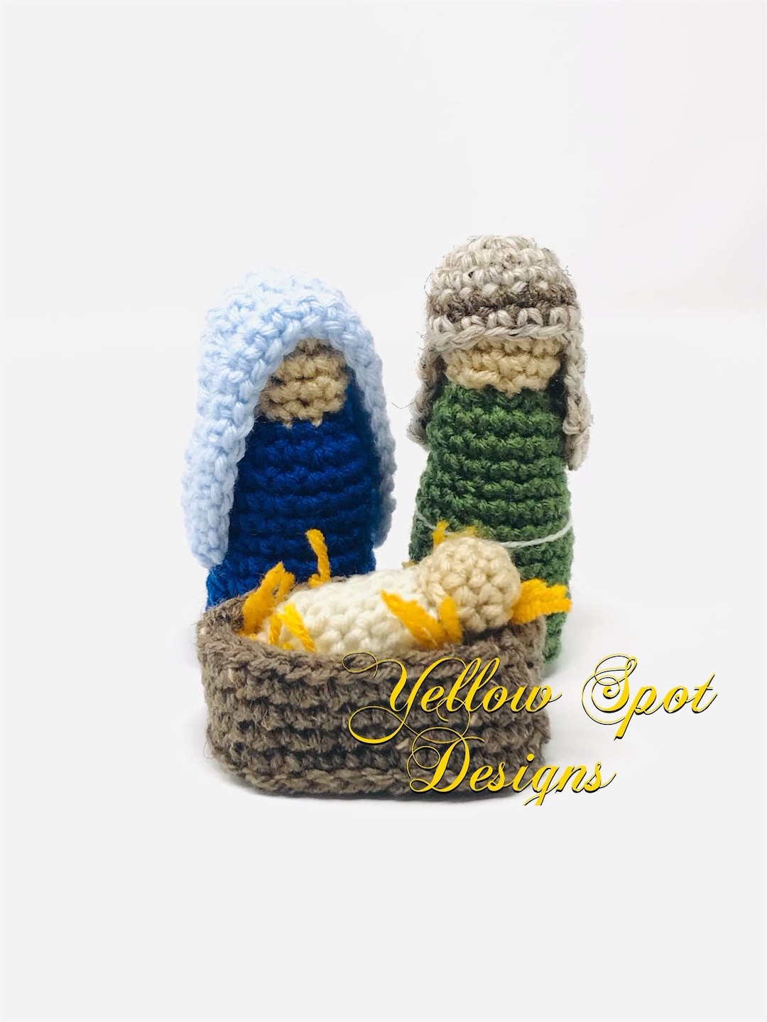 3 Piece Nativity Set Joseph, Mary and Jesus - Etsy
