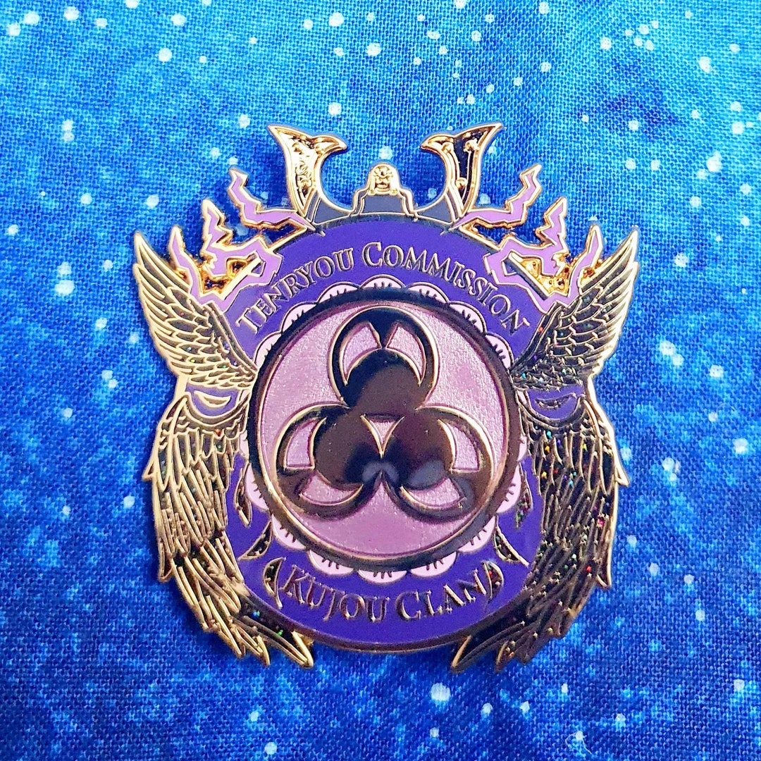 Kujou Clan Tenryou Commission Enamel Pin Genshin Impact Kujou Sara ...